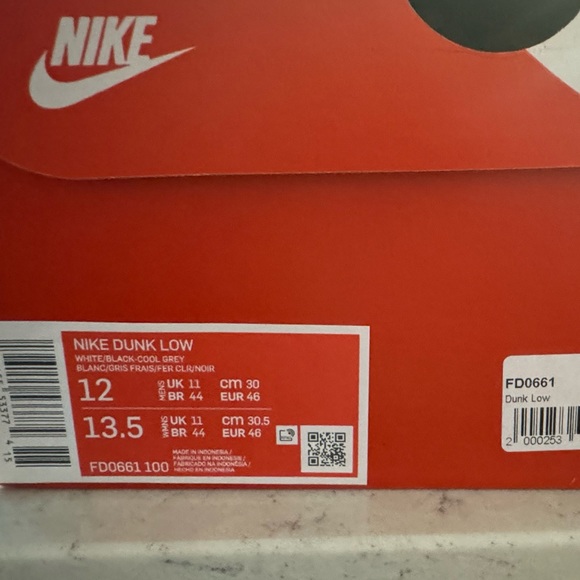 Nike | Shoes | Nike Dunk Low Spray Paint Swoosh | Poshmark